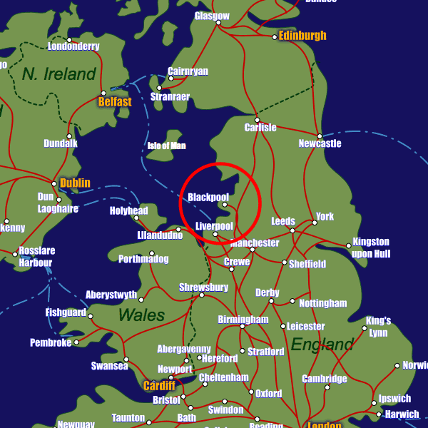 Blackpool Rail Maps And Stations From European Rail Guide Blackpool Rail Maps And Stations From European Rail Guide